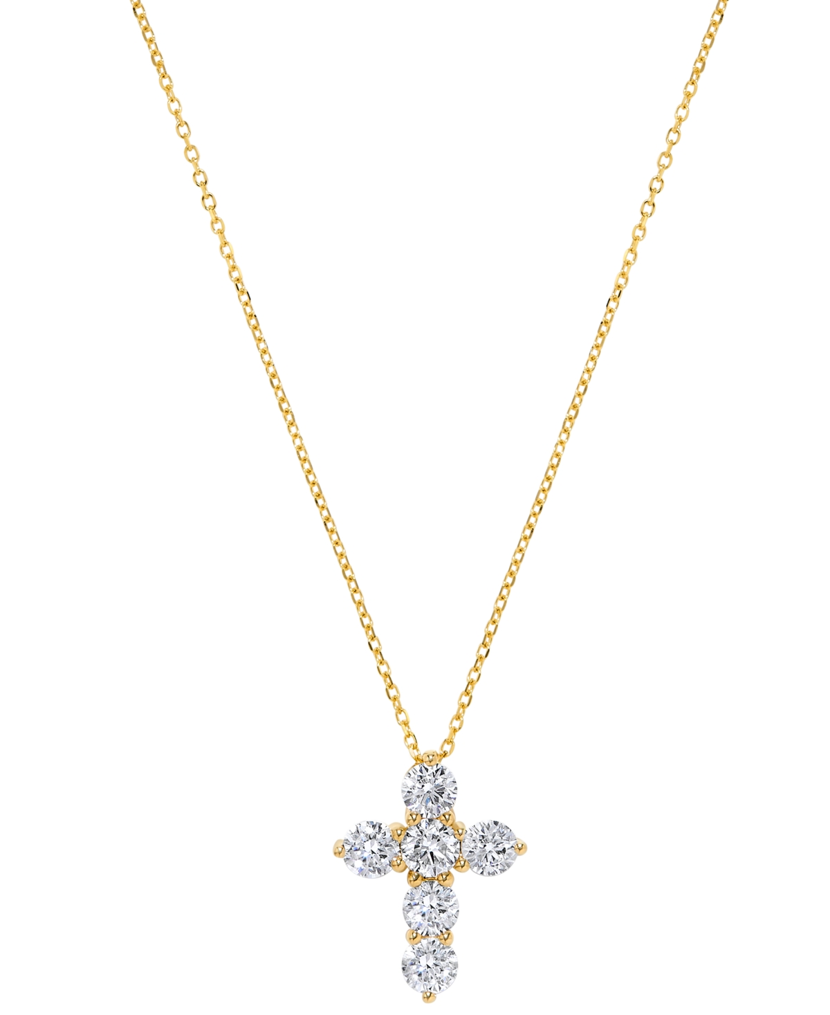 Click here for Macys Diamond Cross Pendant Necklace (1 ct. t.w.)... prices