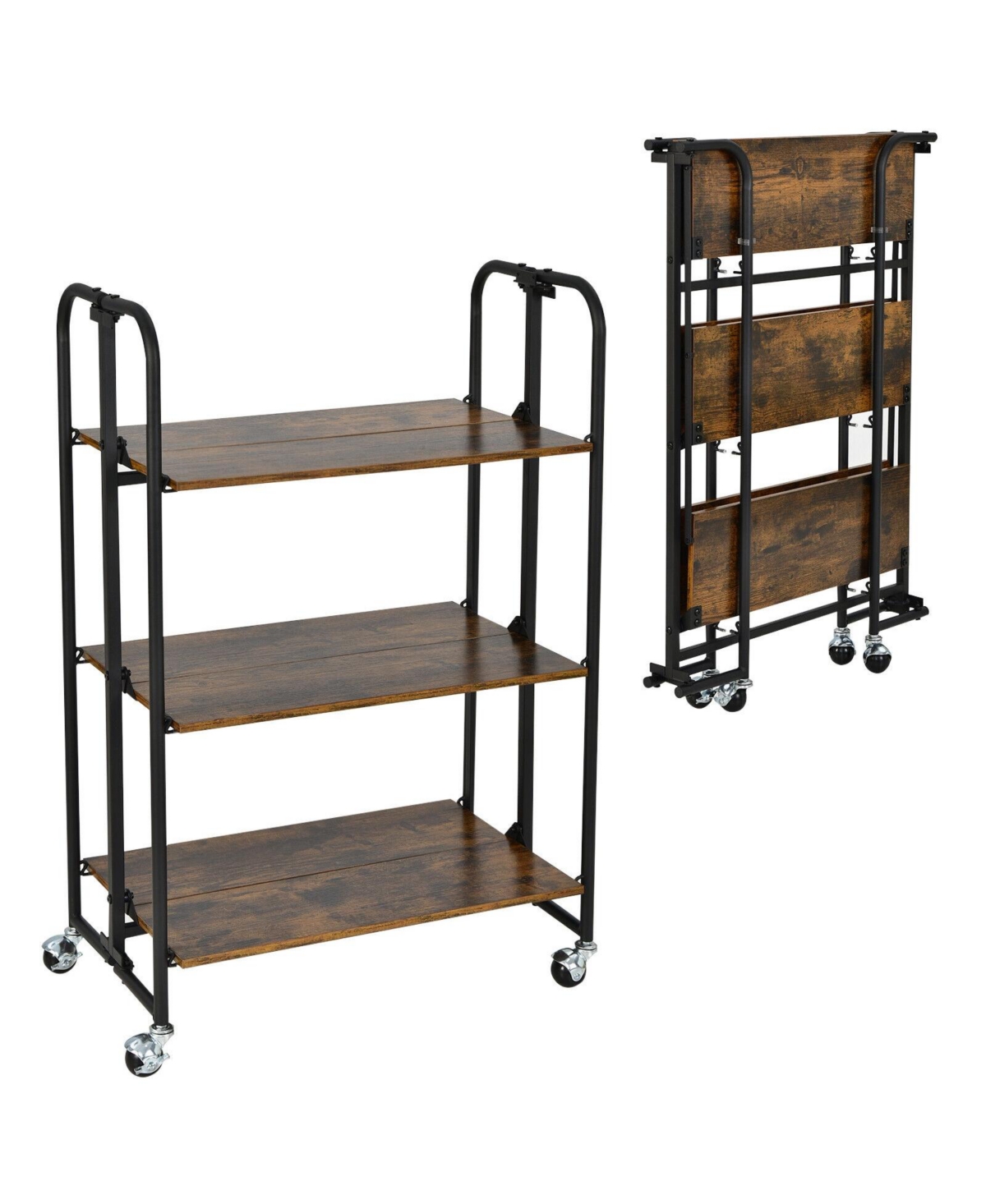 Click here for Volenca Folding Rolling Kitchen Utility Cart  Serv... prices