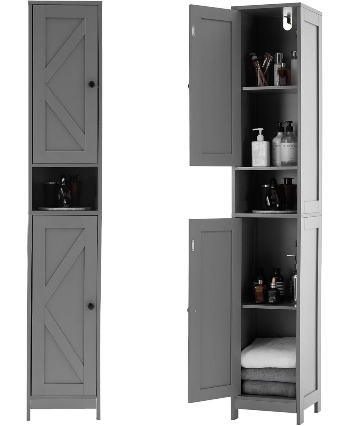 Click here for gaomon Tall Narrow Bathroom Cabinet  66.9"  F... prices