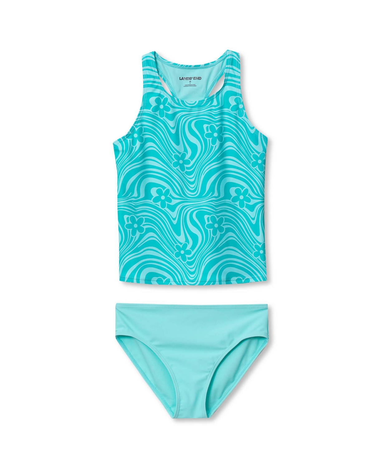 Click here for Lands End Girls Chlorine Resistant Tankini Swim Se... prices