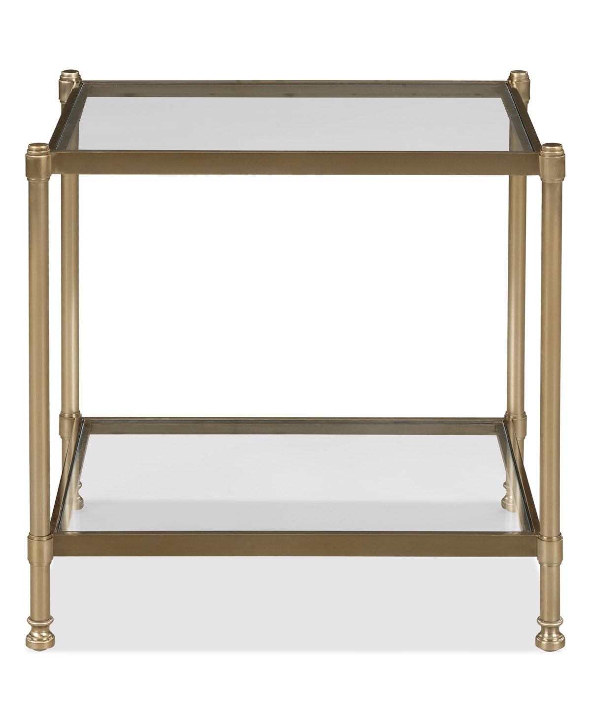 Click here for Isla 22.5 Glass End Table - Brushed brass prices