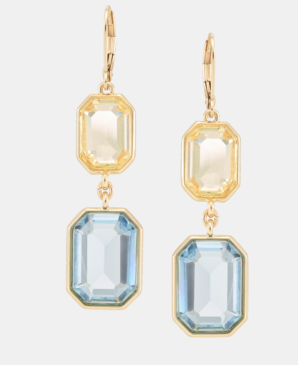 Click here for Lauren Ralph Lauren Logo Stone Double Drop Earring... prices