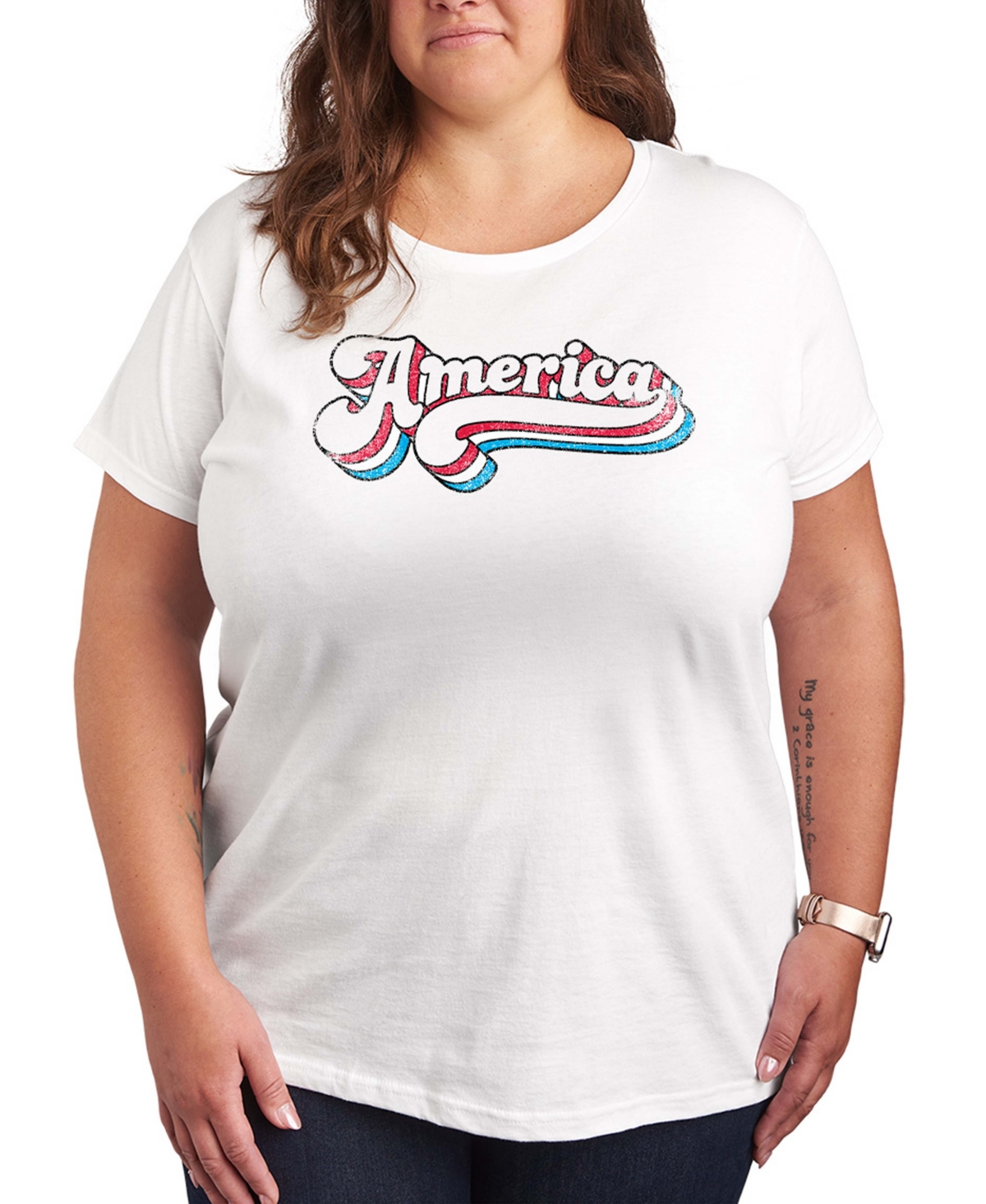 Click here for Hybrid Apparel Plus Size Instant Message America R... prices