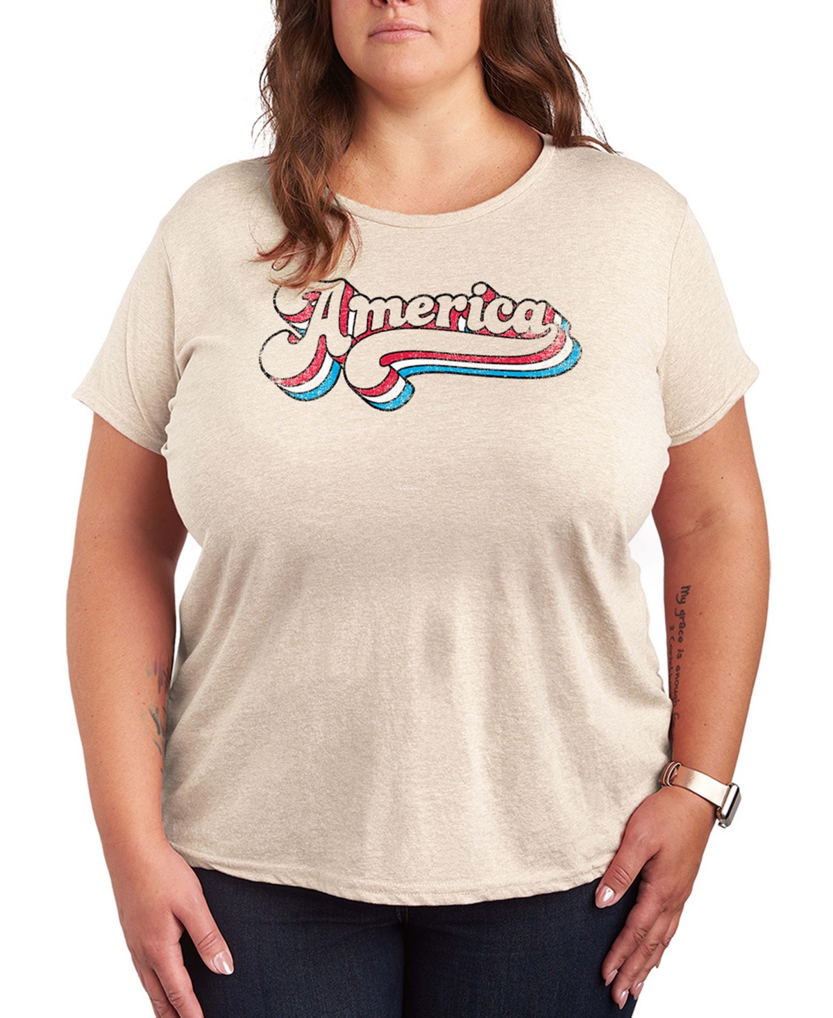 Click here for Hybrid Apparel Plus Size Instant Message America R... prices