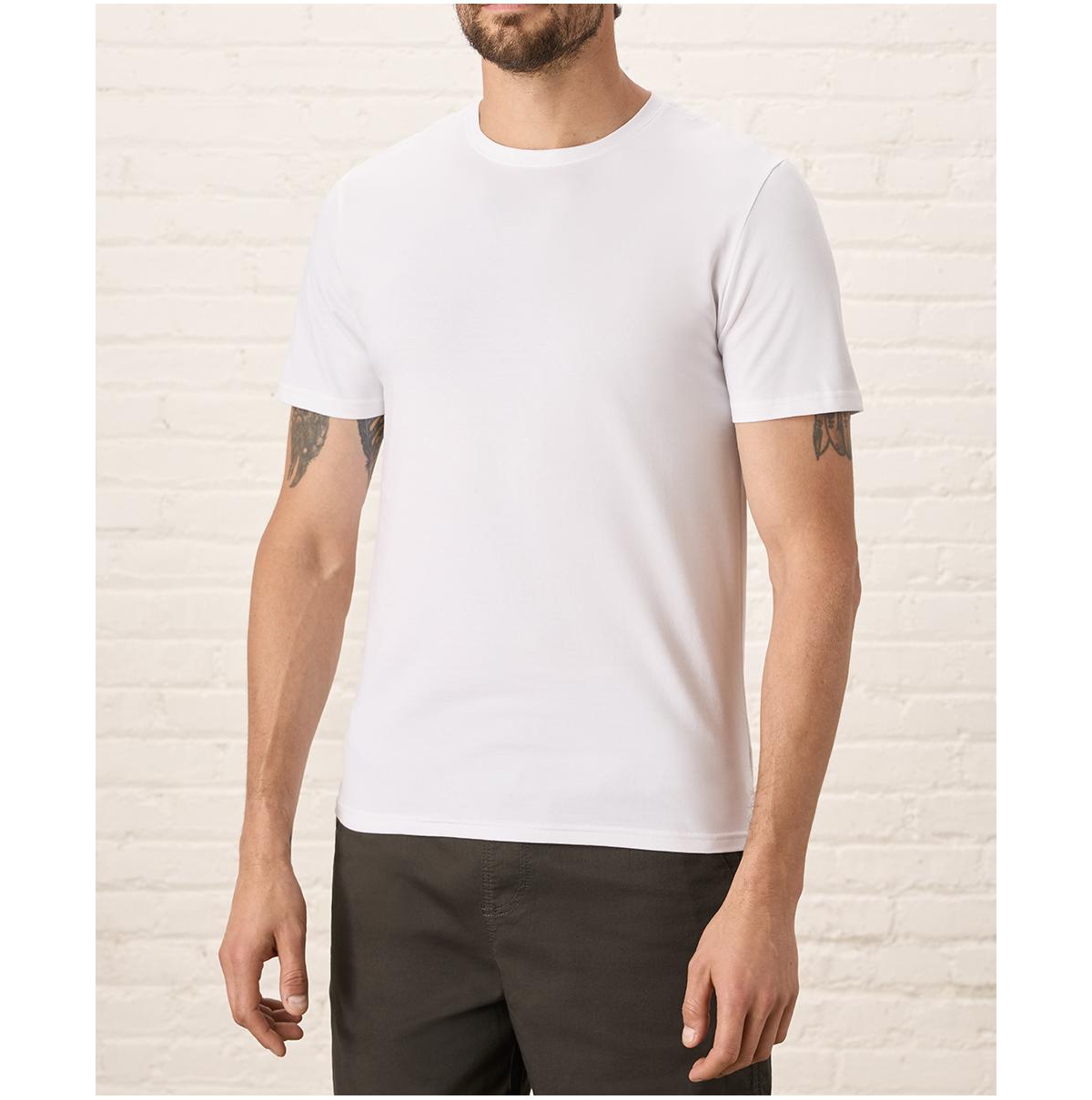 Click here for Pact Mens Luxe Signature Slim Crew Neck Tee Made W... prices