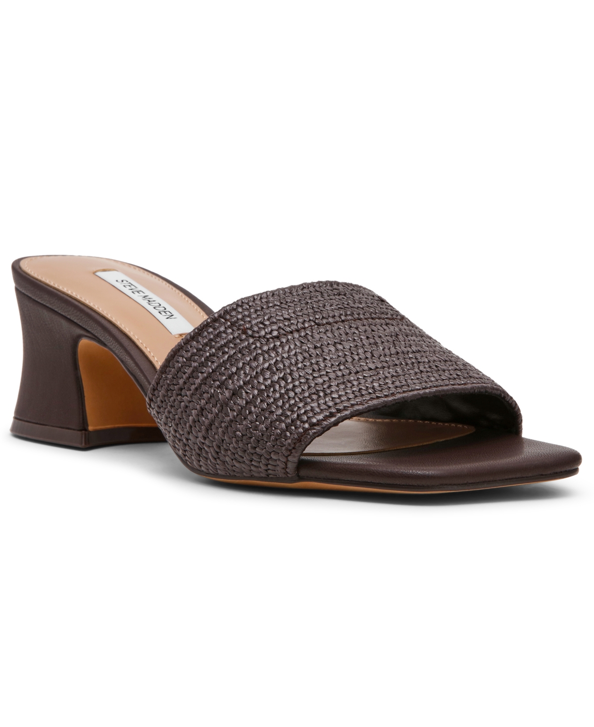 Click here for Steve Madden Womens Frolic Bell-Heel Slip-On Sanda... prices