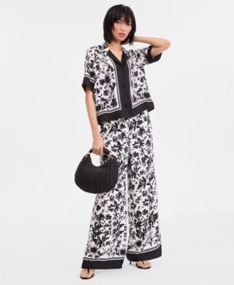 Click here for I.N.C. International Concepts Womens Printed Colla... prices