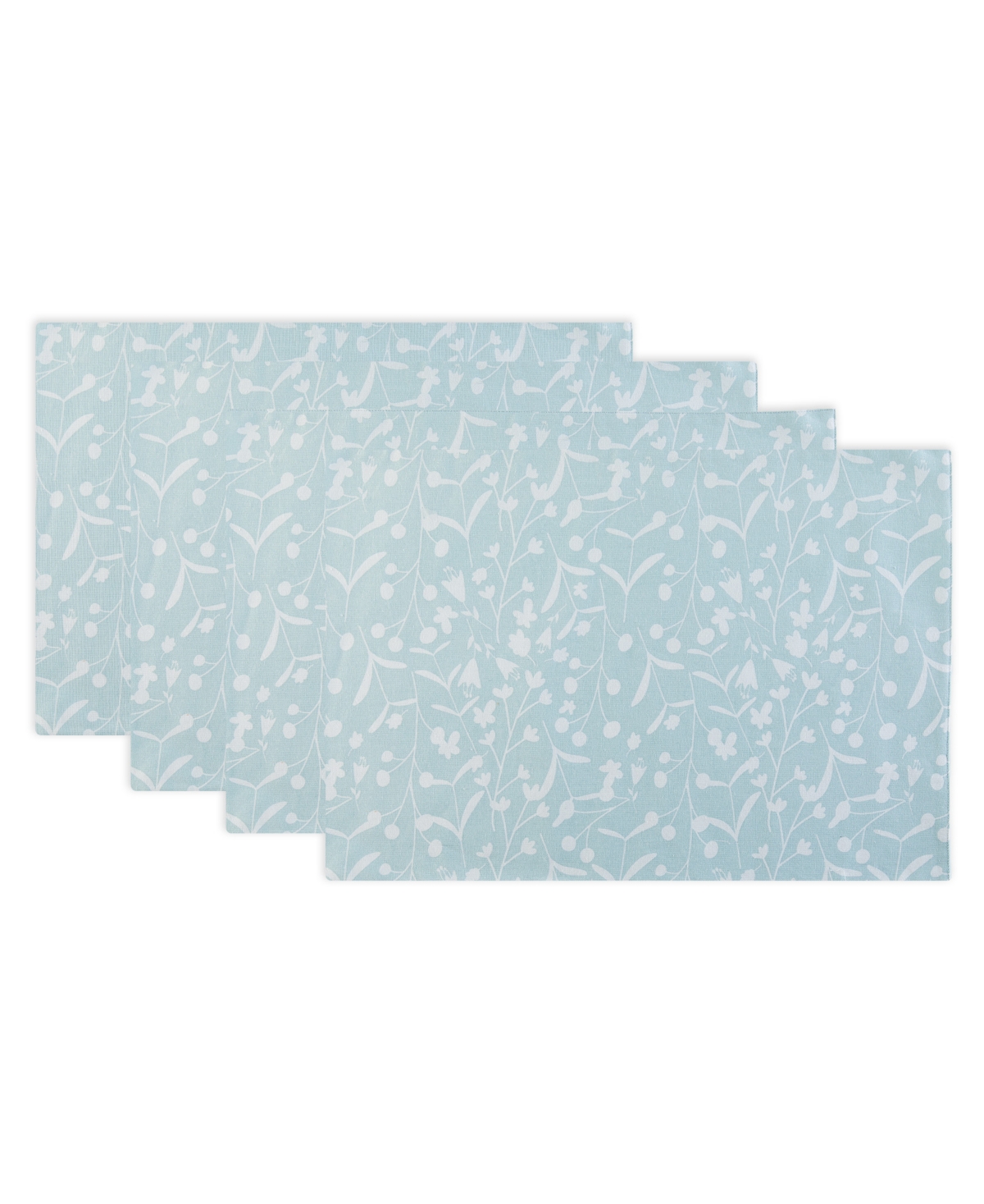 Click here for Tableau Coral Bells Cotton Placemats  Set of 4 - B... prices