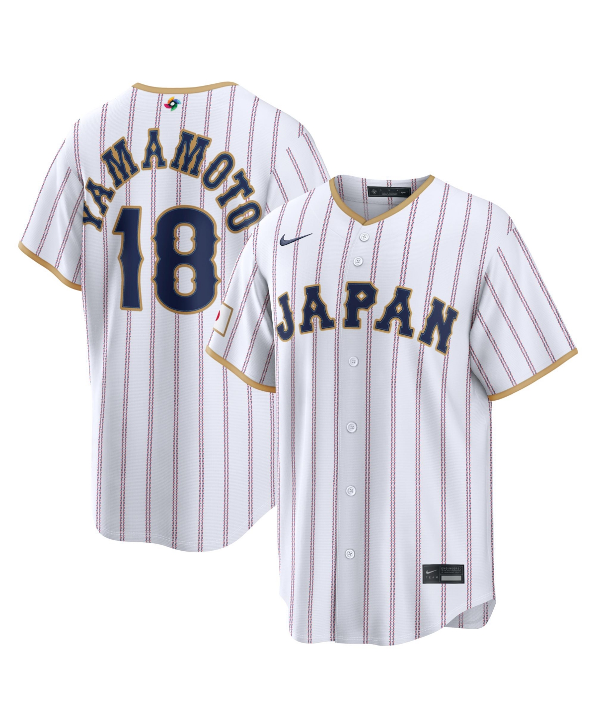 Click here for Nike Mens Yoshinobu Yamamoto White Japan Baseball... prices