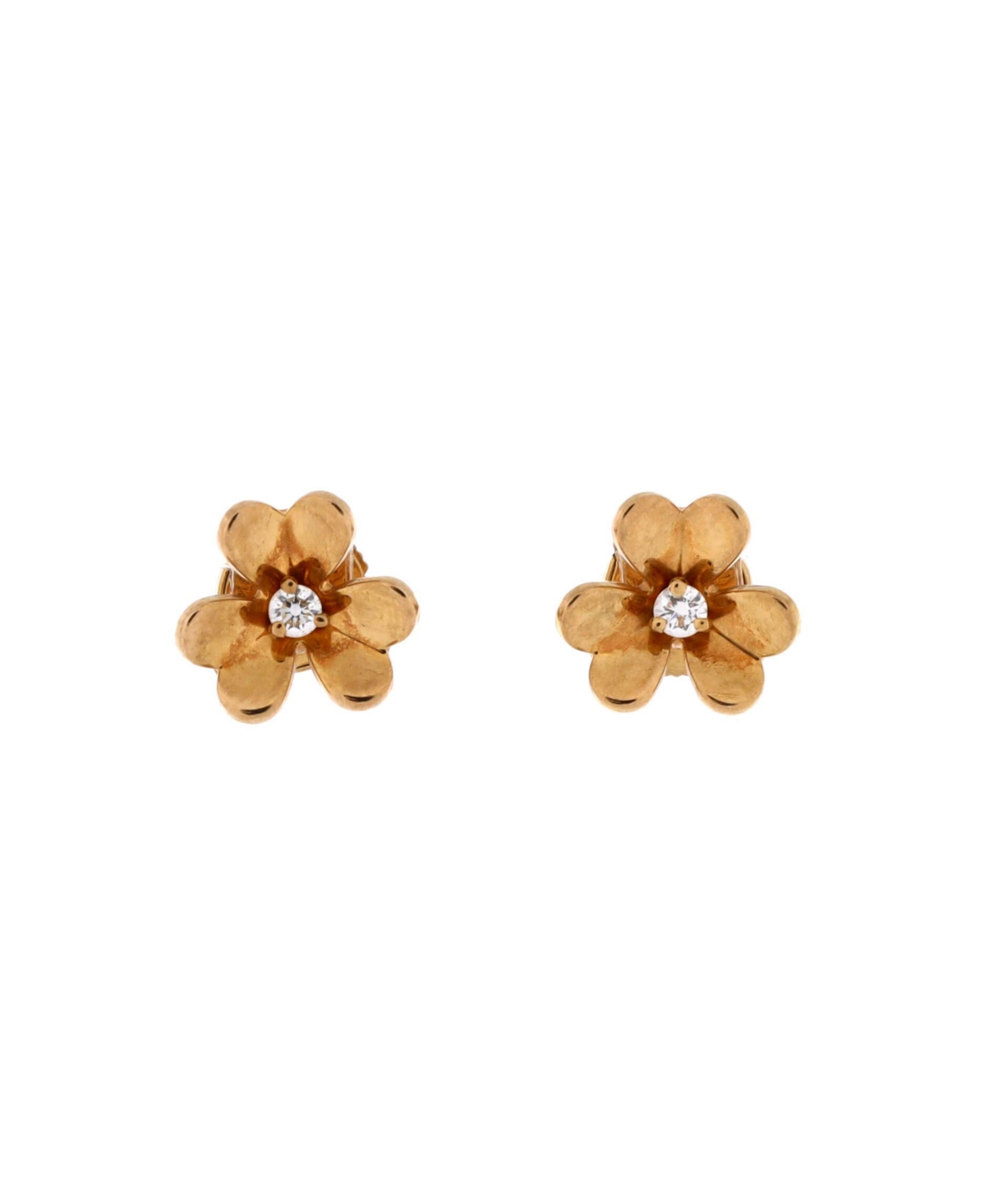 Click here for Pre-Owned Van Cleef & Arpels Frivole Stud Earrings... prices