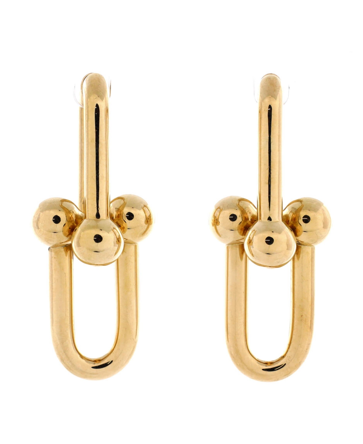 Click here for Pre-Owned Tiffany & Co Hardwear Link Earrings - 18... prices