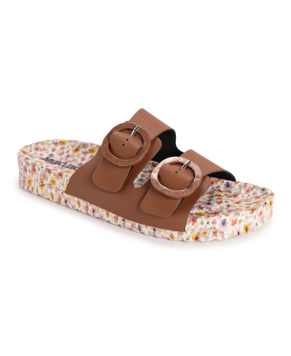 Click here for Muk Luks Womens Grand Cayman Sandal - Cognac/flora... prices
