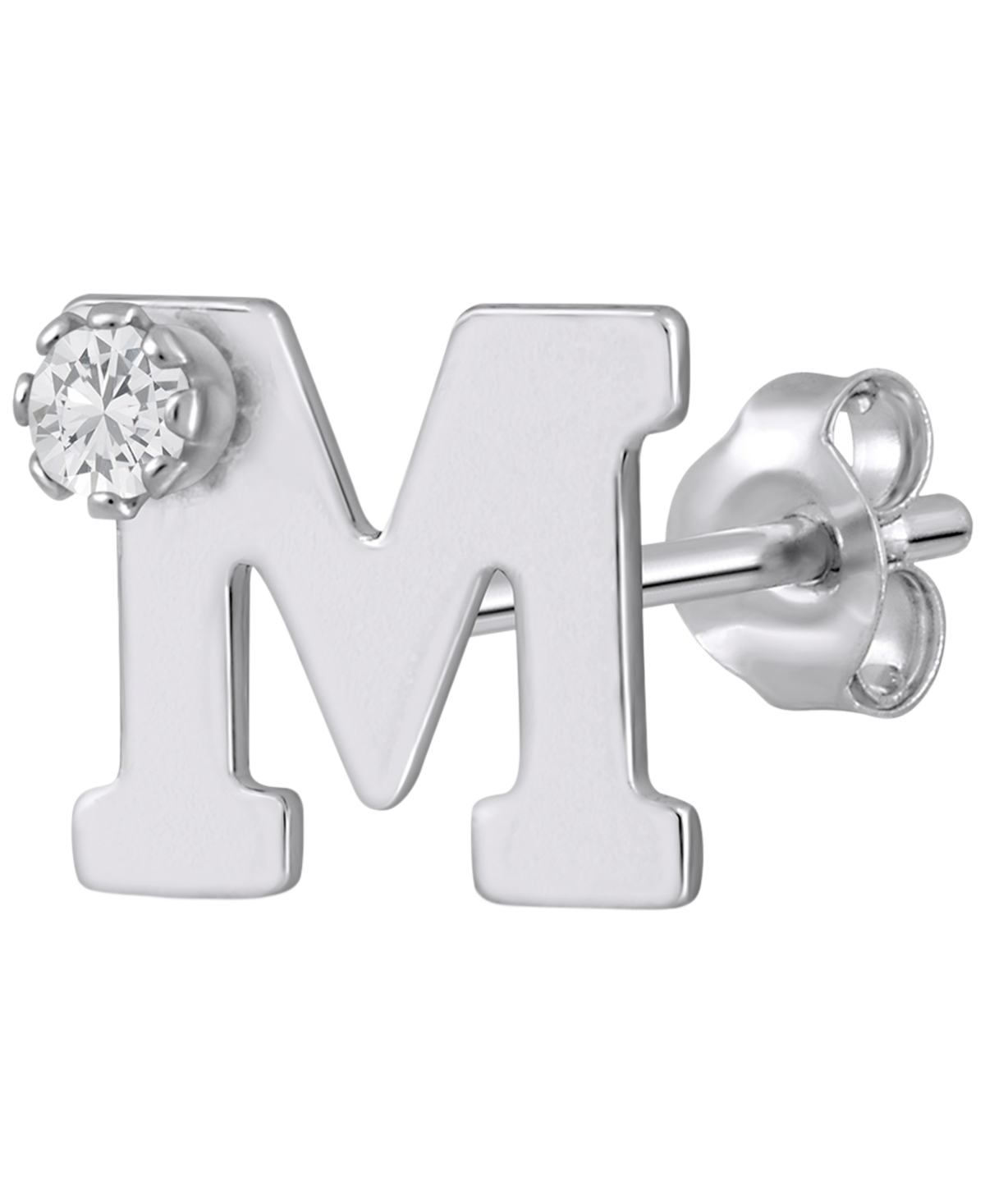 Click here for Macys White Topaz Stud Earrings in 14k Yellow Gold... prices