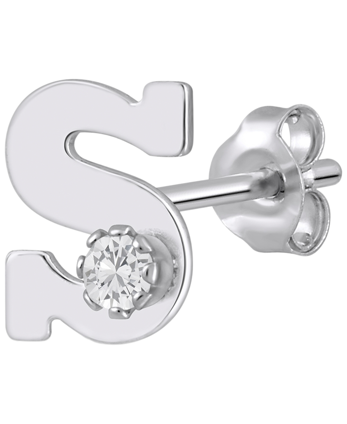 Click here for Macys White Topaz Stud Earrings in 14k Yellow Gold... prices