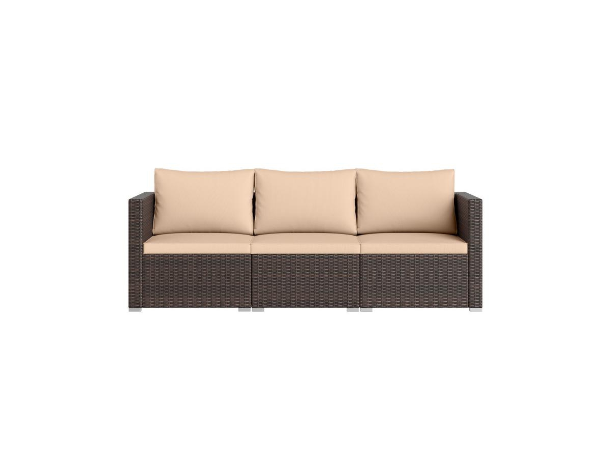 Click here for Slickblue 3-Piece Patio Sectional Sofa Set with Pl... prices