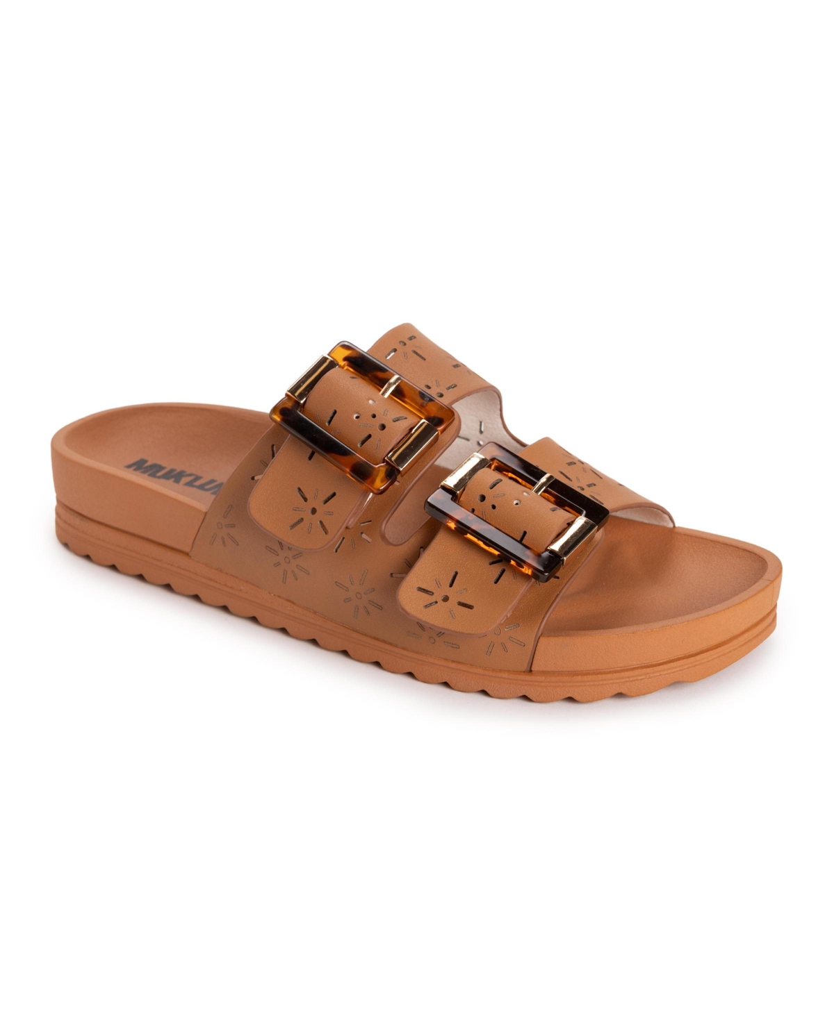 Click here for Muk Luks Womens Grand Cayman Sandal - Tan prices