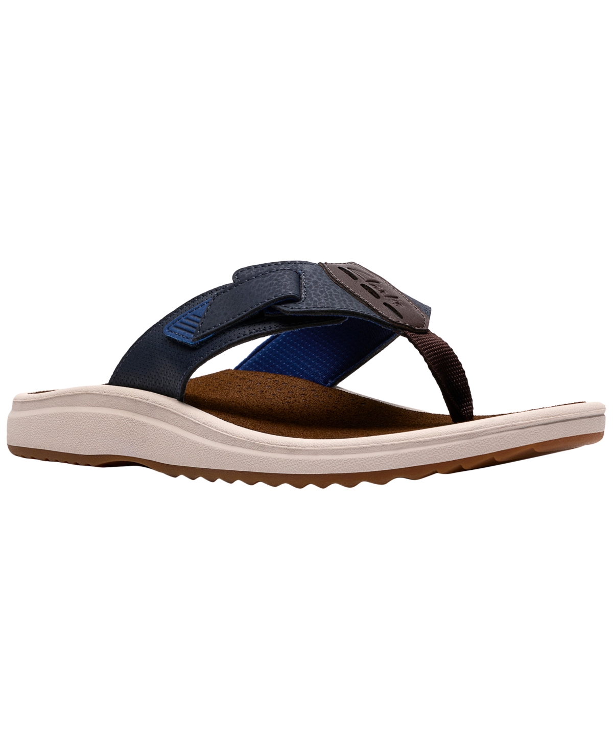 Click here for Clarks Mens Cloudsteppers Round Toe Thong Sandals... prices