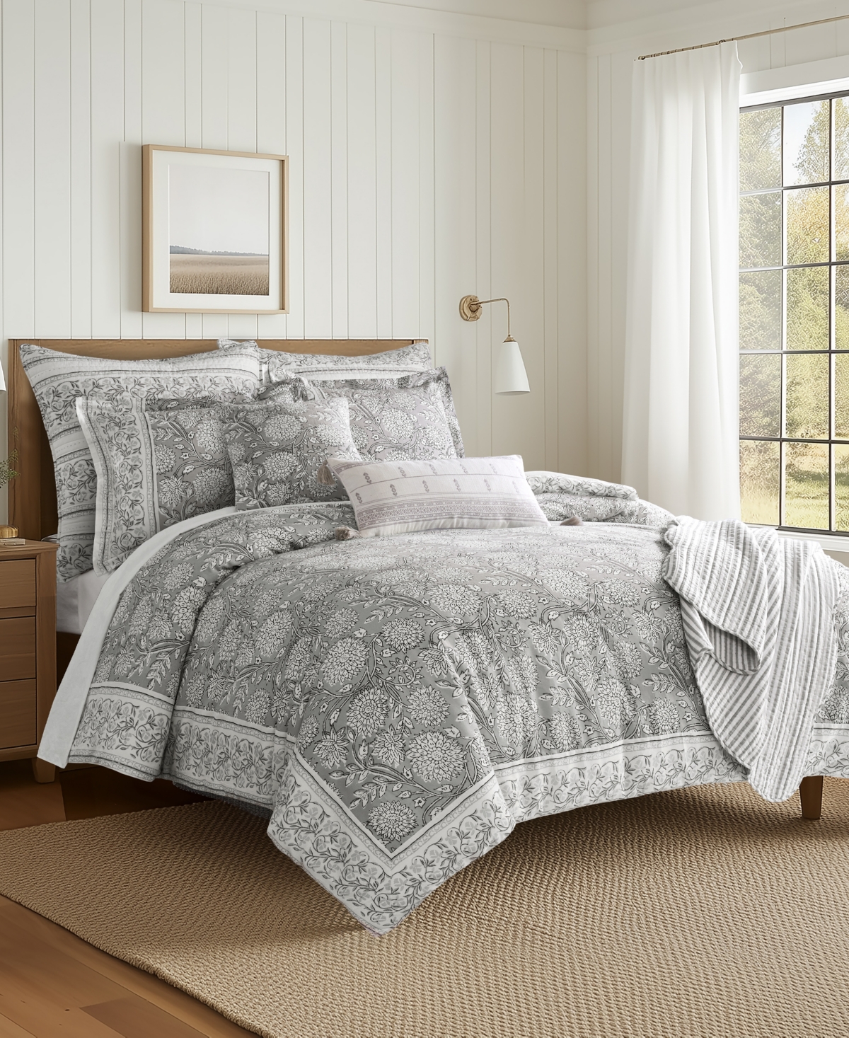 Click here for Levtex Adare Reversible 3-Pc. Duvet Cover Set  Que... prices