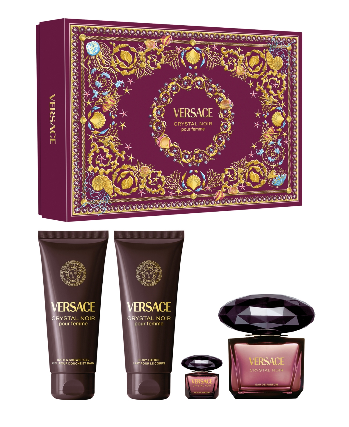 Click here for Versace 4-Pc. Crystal Noir Eau De Parfum Gift Set prices