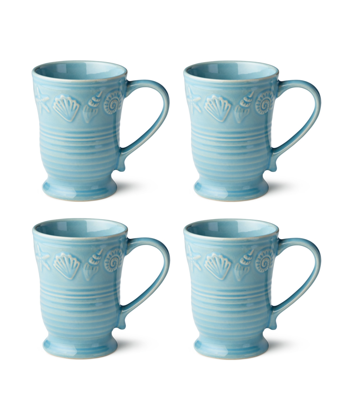 Click here for Certified International Coastline Mugs  Set of 4 -... prices