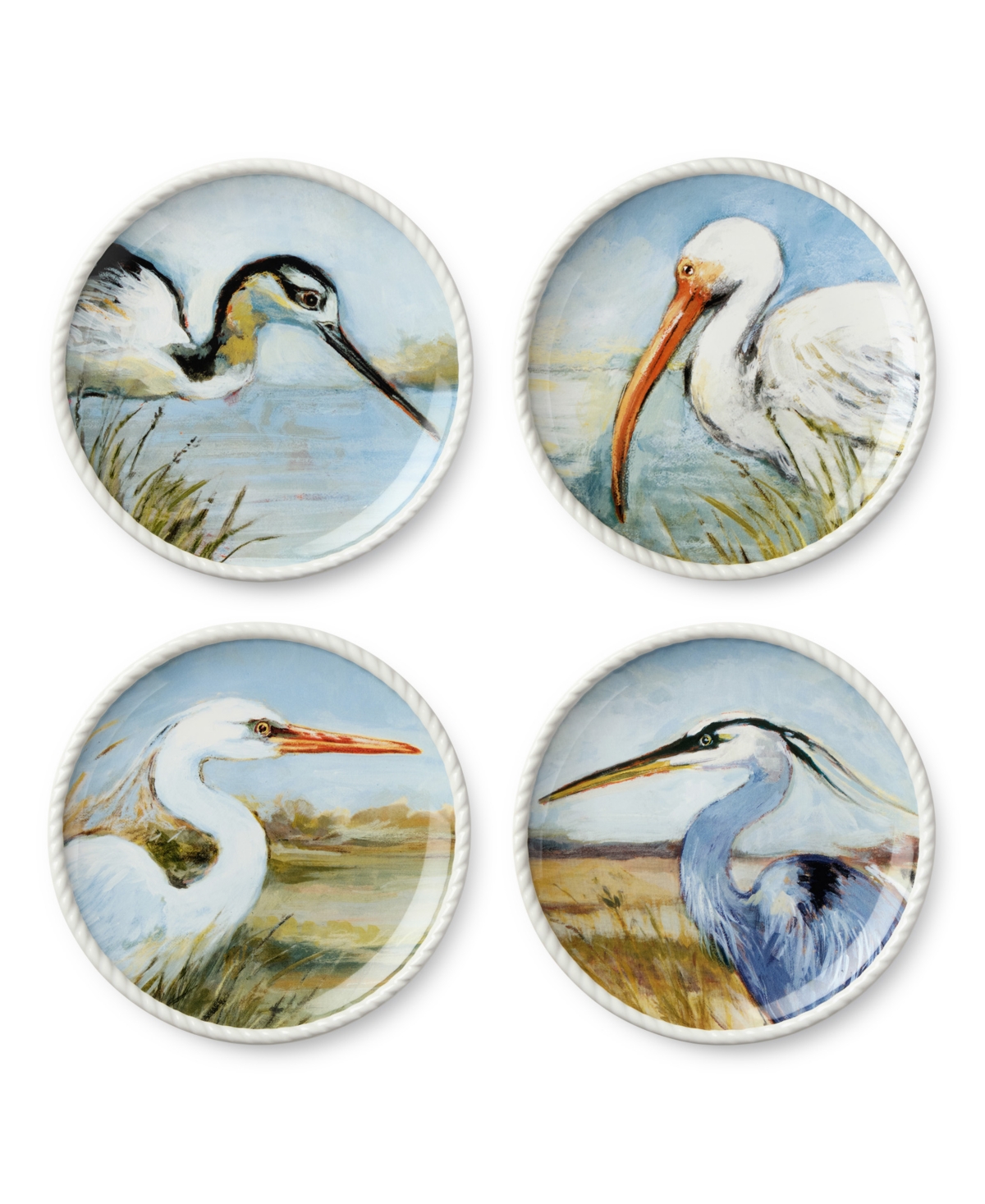 Click here for Certified International Coastal Birds Salad Plates... prices