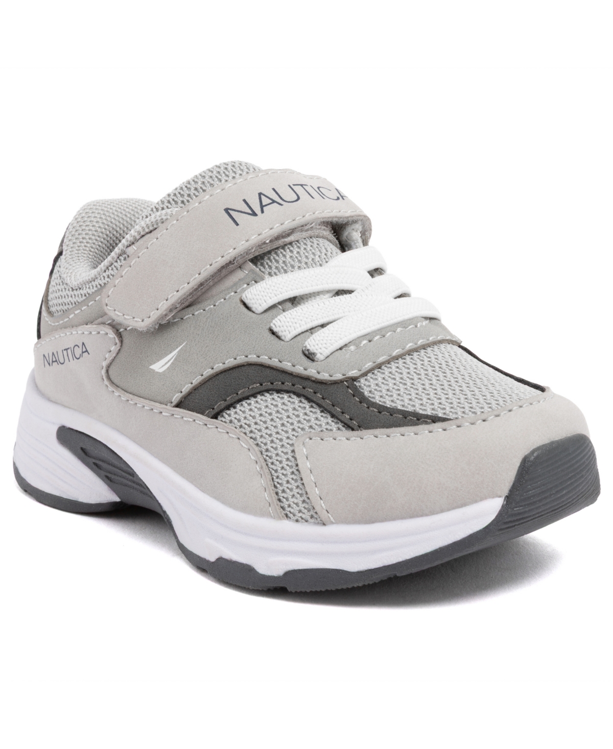 Click here for Nautica Girls Toddler Maddox Sneakers - Gray prices