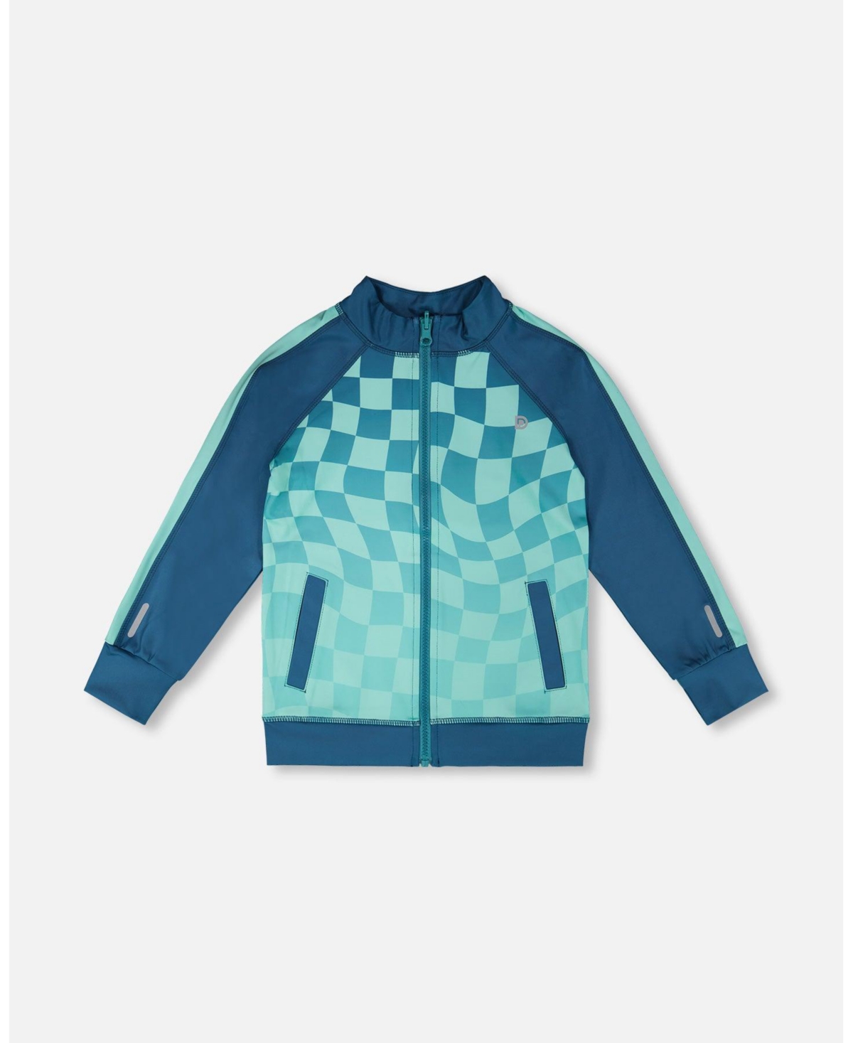 Click here for Deux par Deux Boys Full Zip Athletic Cardigan - Te... prices