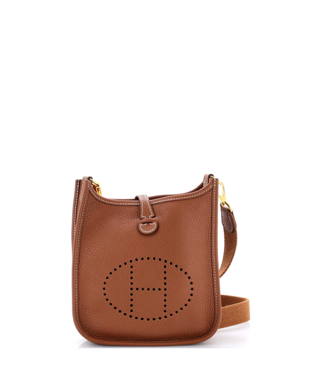 Click here for Pre-Owned HERMES Tpm Evelyne Bag Gen Iii Clemence... prices