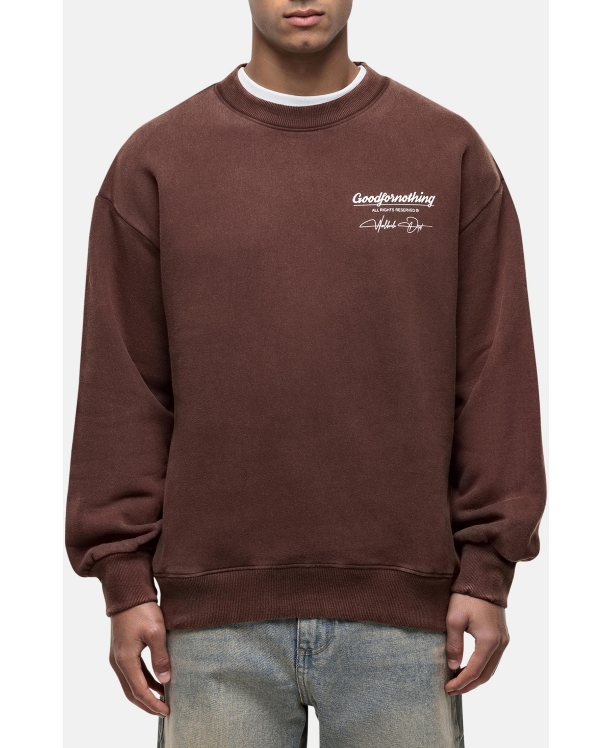 Click here for Good For Nothing Mens Washed Rust Cult Sweathsirt... prices