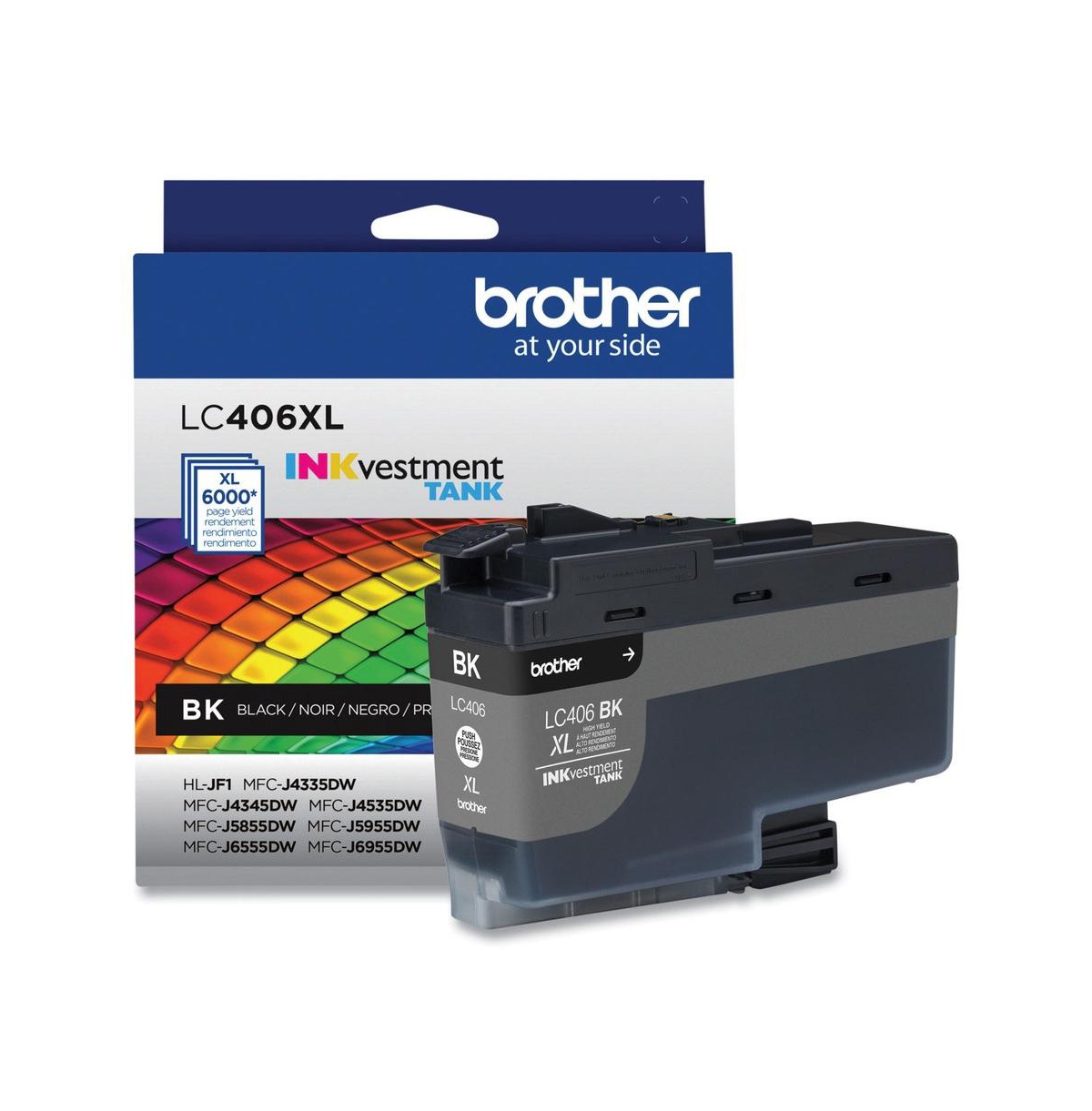 Click here for Brother LC406XLBKS INKvestment 6000 Page-Yield Hig... prices