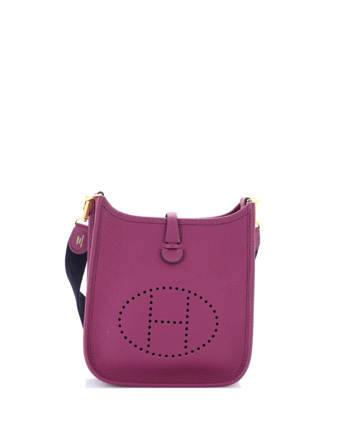 Click here for Pre-Owned HERMES Tpm Evelyne Bag Gen Iii Clemence... prices