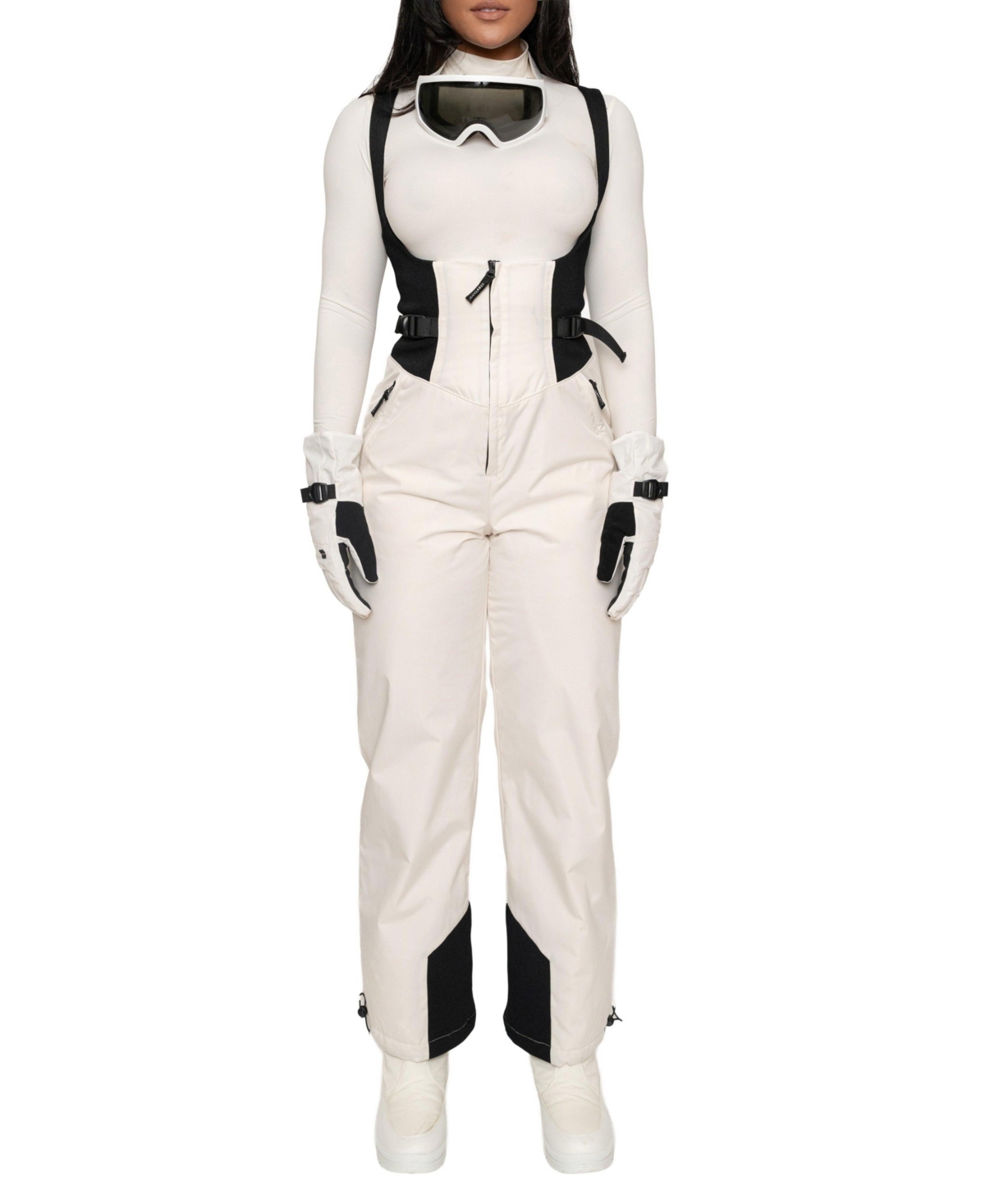 Click here for Jluxlabel Womens Highland Jumpsuit - Ivory prices