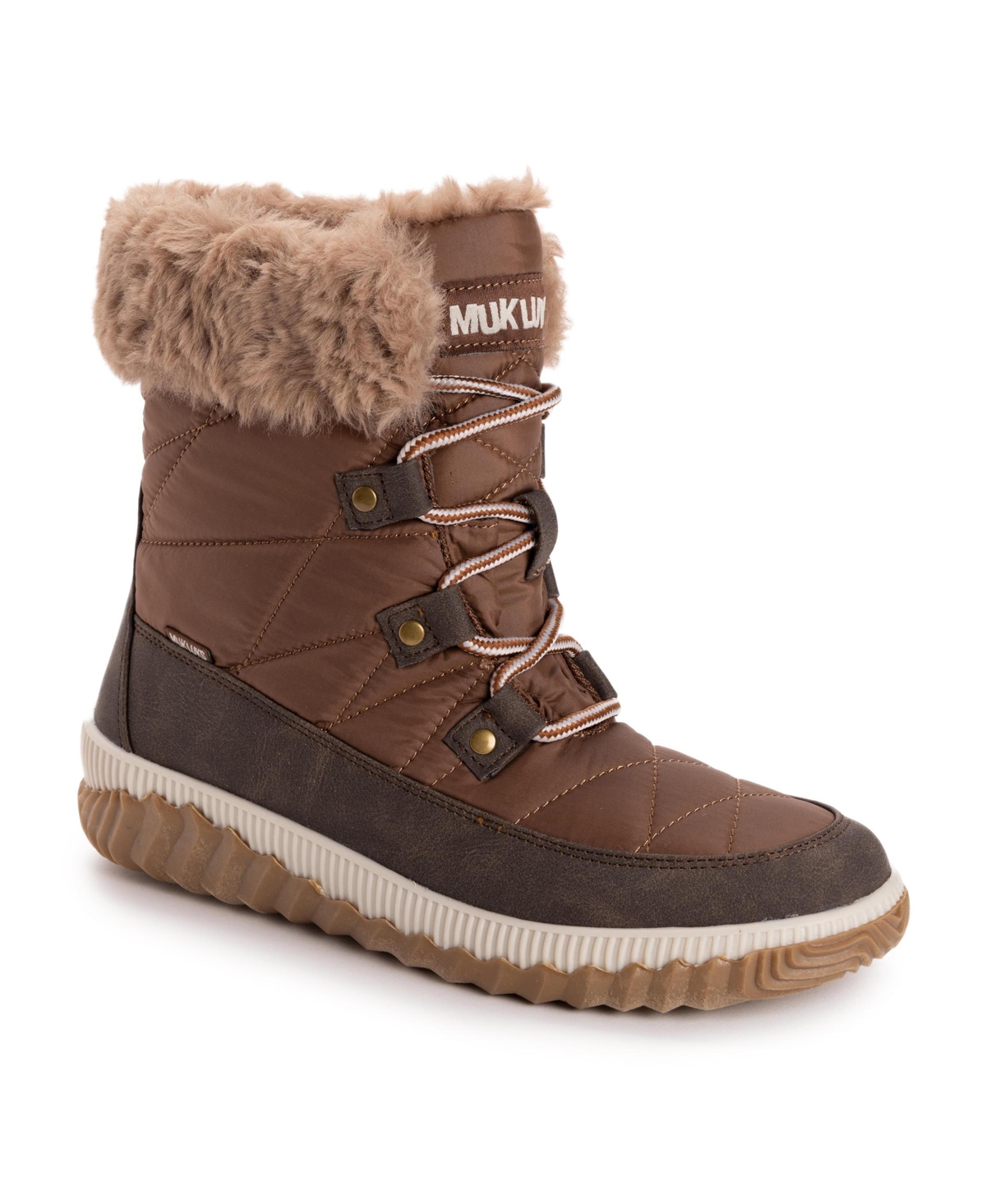 Click here for Muk Luks Womens Winnie Waverly Boots - Coffee prices
