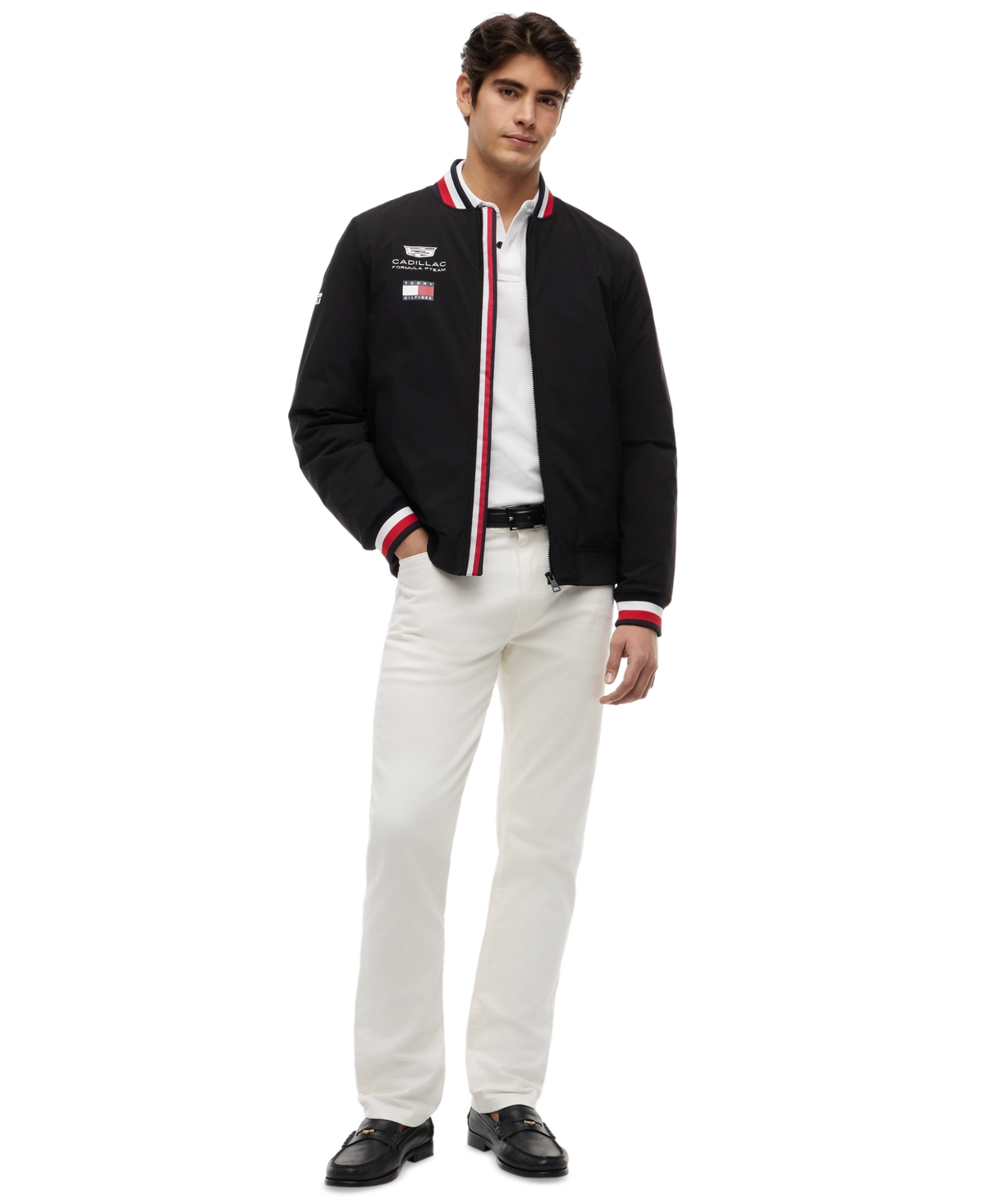 Click here for Tommy Hilfiger Mens Replica Varsity Bomber Jacket... prices