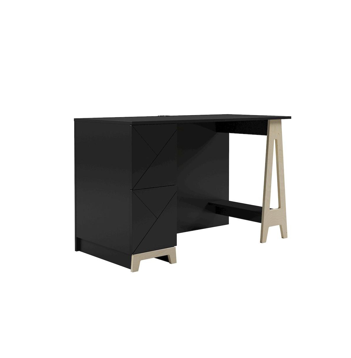 Click here for Nexera 2-Drawer Home Office Desk. - Black prices