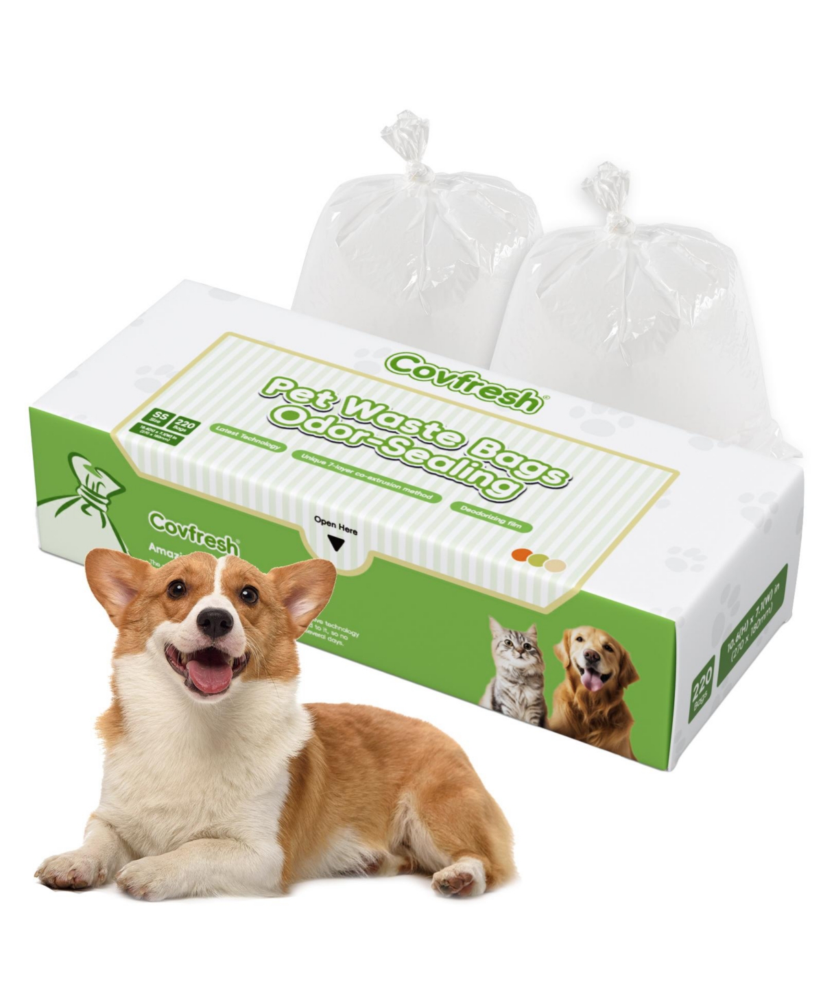 Click here for Covfresh Odor Blocking Dog Poop Bags  Xs-220 Bags... prices