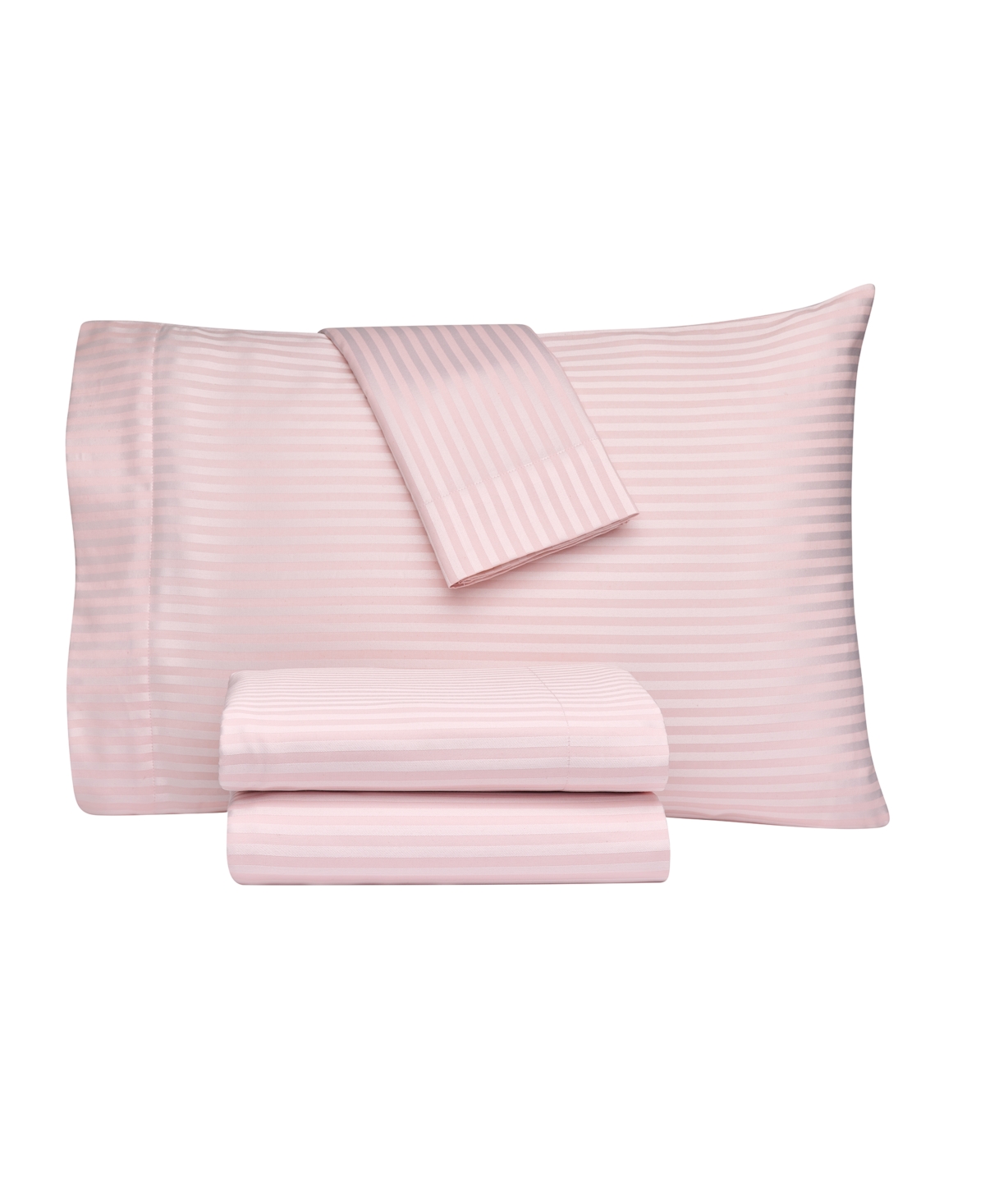 Click here for Macys Dobby Stripe 200-Thread Count Cotton Blend 4... prices