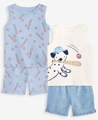 Click here for First Impressions Baby Boys 3m 24m Mix Match Baseb... prices