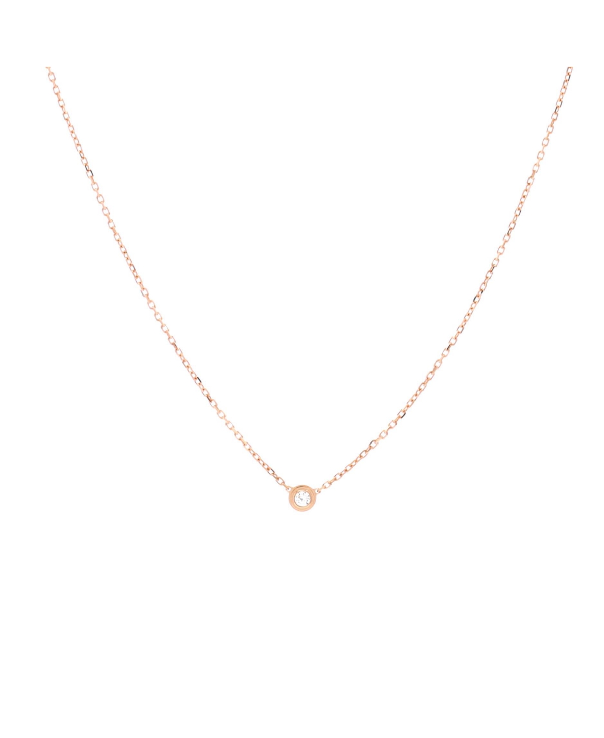 Click here for Pre-Owned Cartier DAmour Pendant Necklace - 18k ro... prices