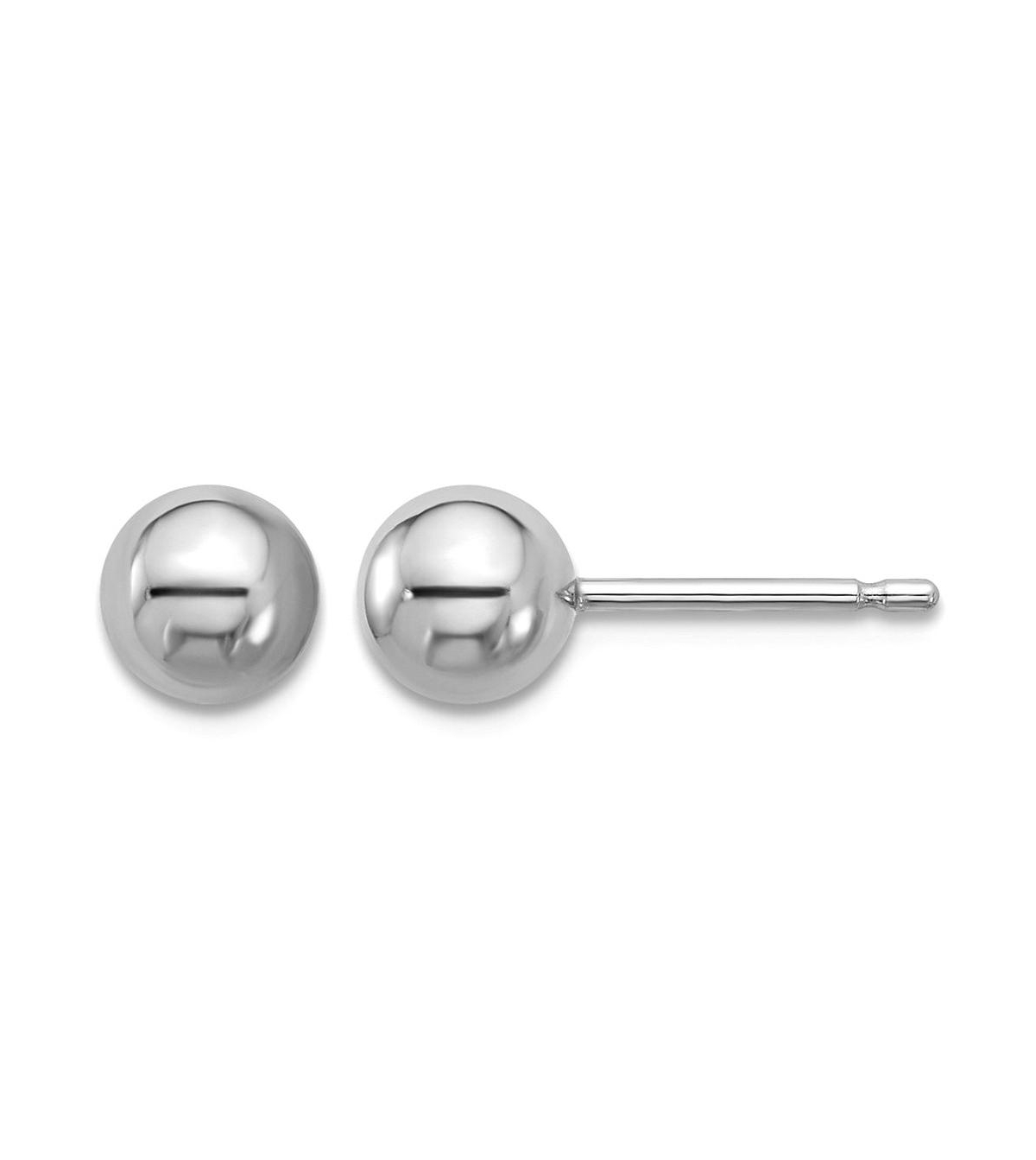 Click here for Curata Jewelry Solid 950 Platinum Classic Ball Stu... prices