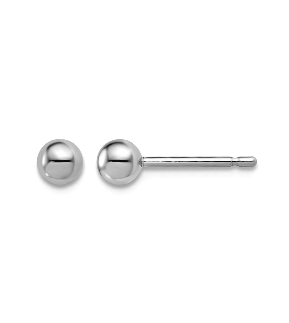 Click here for Curata Jewelry Solid 950 Platinum Classic Ball Stu... prices
