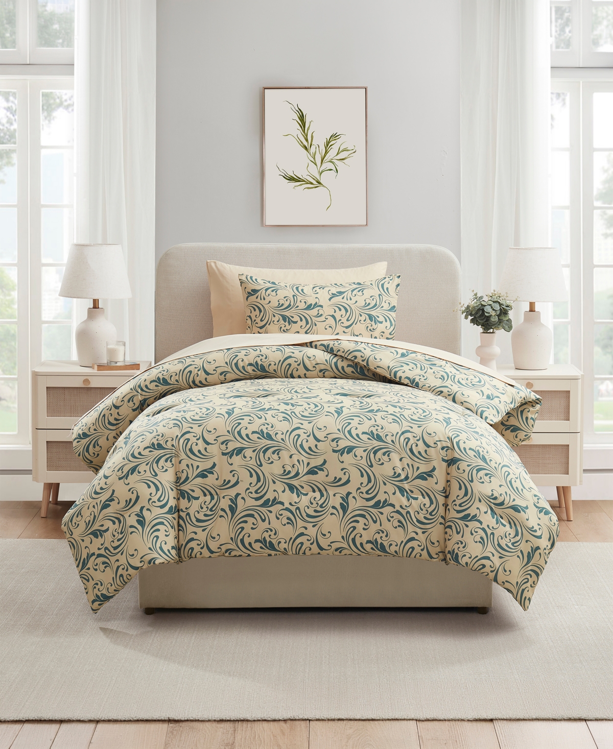 Click here for Nestl Luxury Soft Biomorphic Design 5-Pc. Comforte... prices