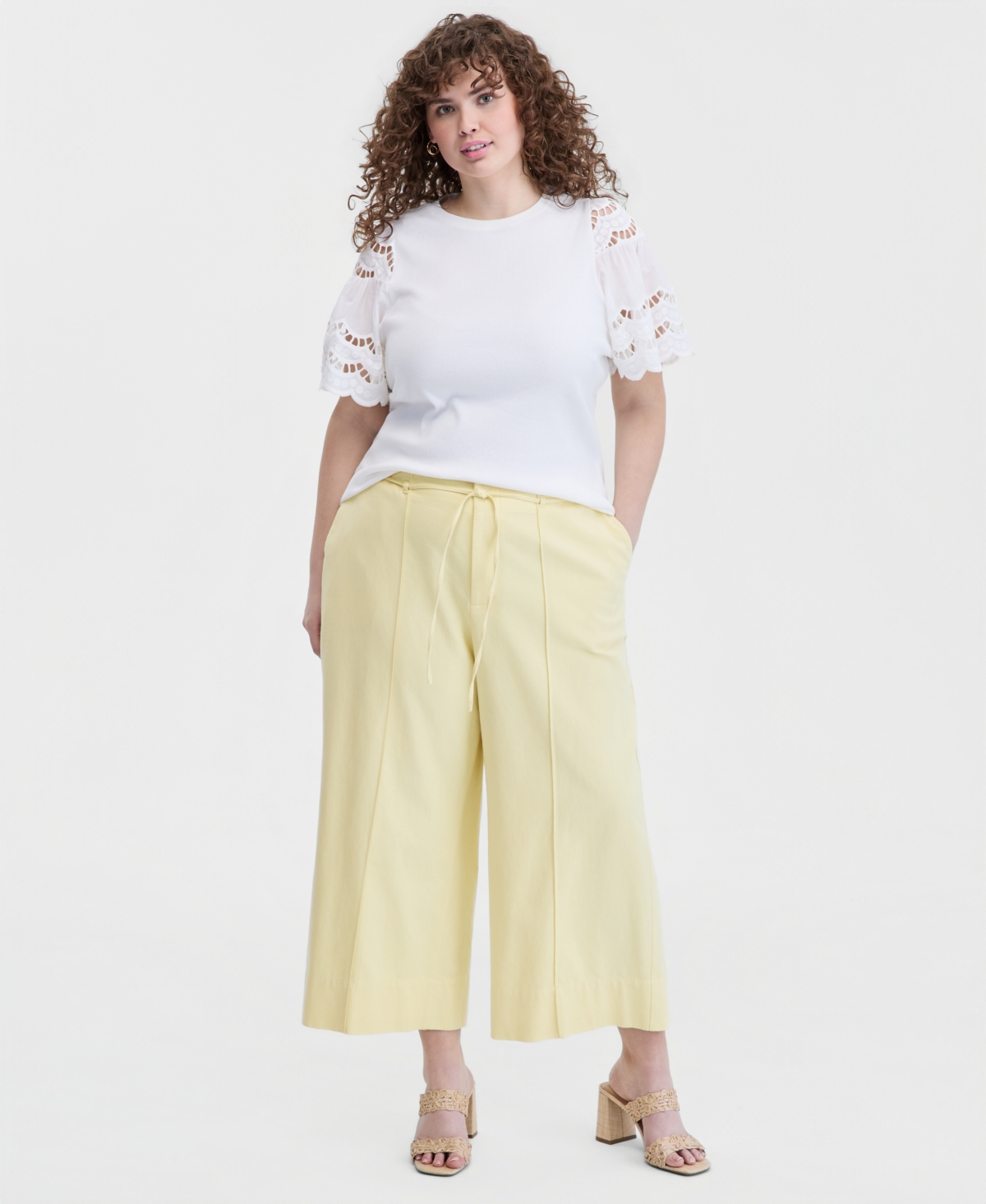 Click here for On 34th Trendy Plus Size Cropped Wide-Leg Pants  M... prices
