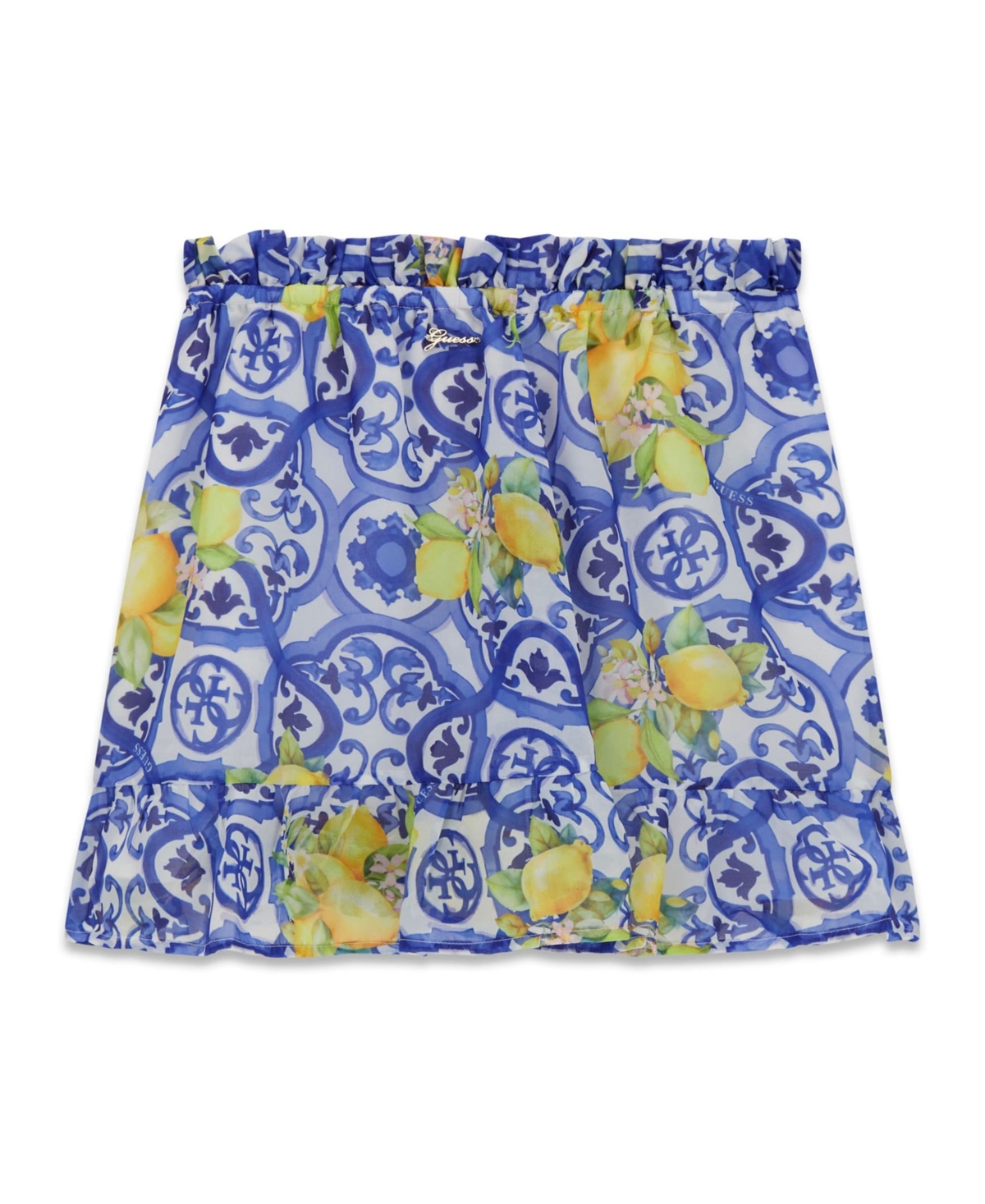 Click here for Guess Girls 7-16 Chiffon Flare-Fit Skirt - Blue Mu... prices