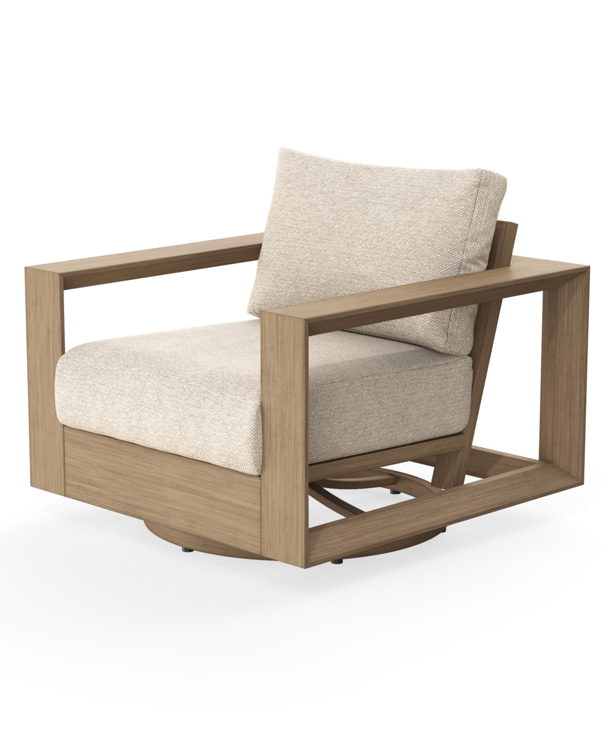 Click here for Mansfield 35 Olefin Outdoor Swivel Club Chair - Br... prices