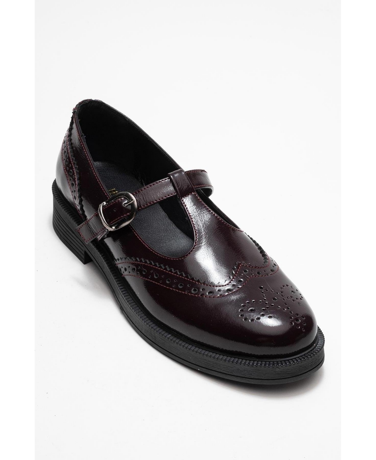 Click here for Forever & Always Shoes Womens Janney Leather Strap... prices