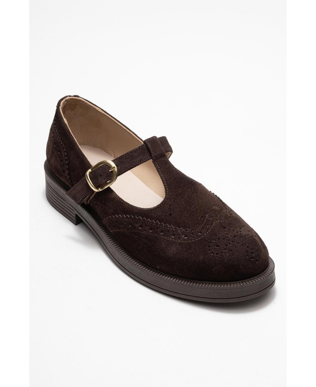 Click here for Forever & Always Shoes Womens Janney Leather Strap... prices