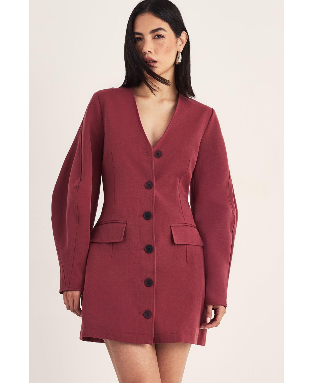 Click here for Nasty Gal Womens Button Through Mini Blazer Dress... prices
