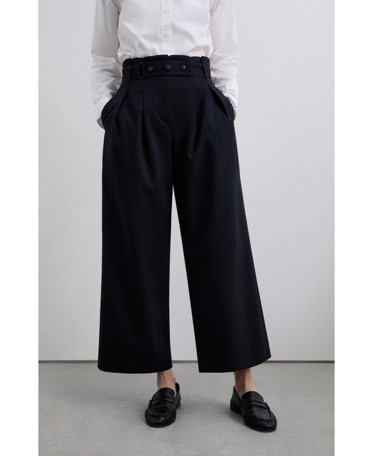 Click here for Scalpers Womens Beltpocket Pant - Navystripes prices