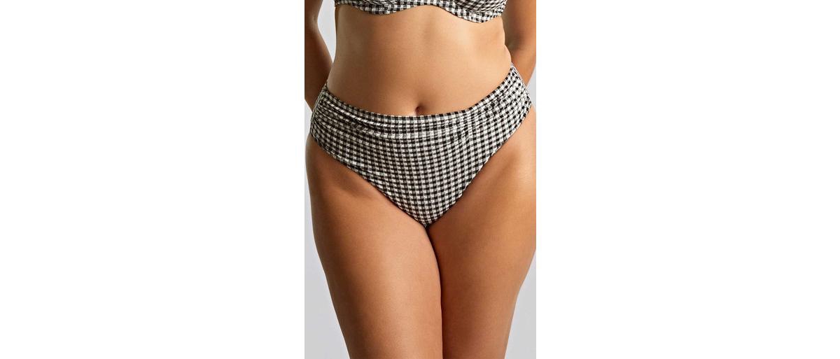 Click here for Panache Lingerie Womens Gingham High Cut Bikini Bo... prices